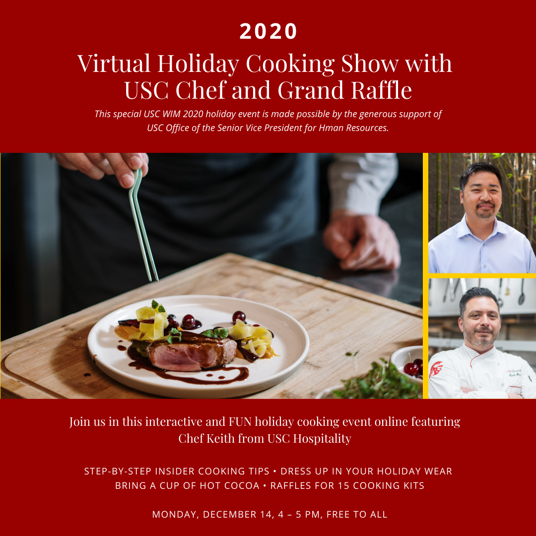 2020 WIM Holiday Cooking Demo and Raffle – USC WIM